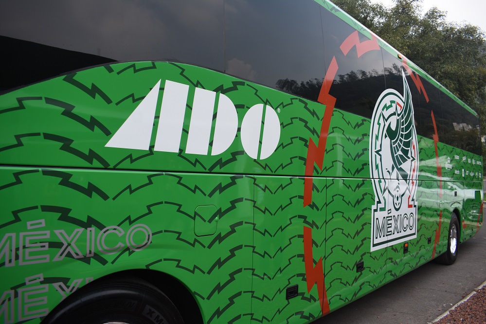 ADO presentó el autobús oficial de la Selección Mexicana para el ...