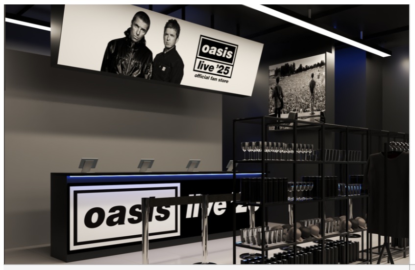 “Oasis Fan Store” llega a la Ciudad de México | Página Zero